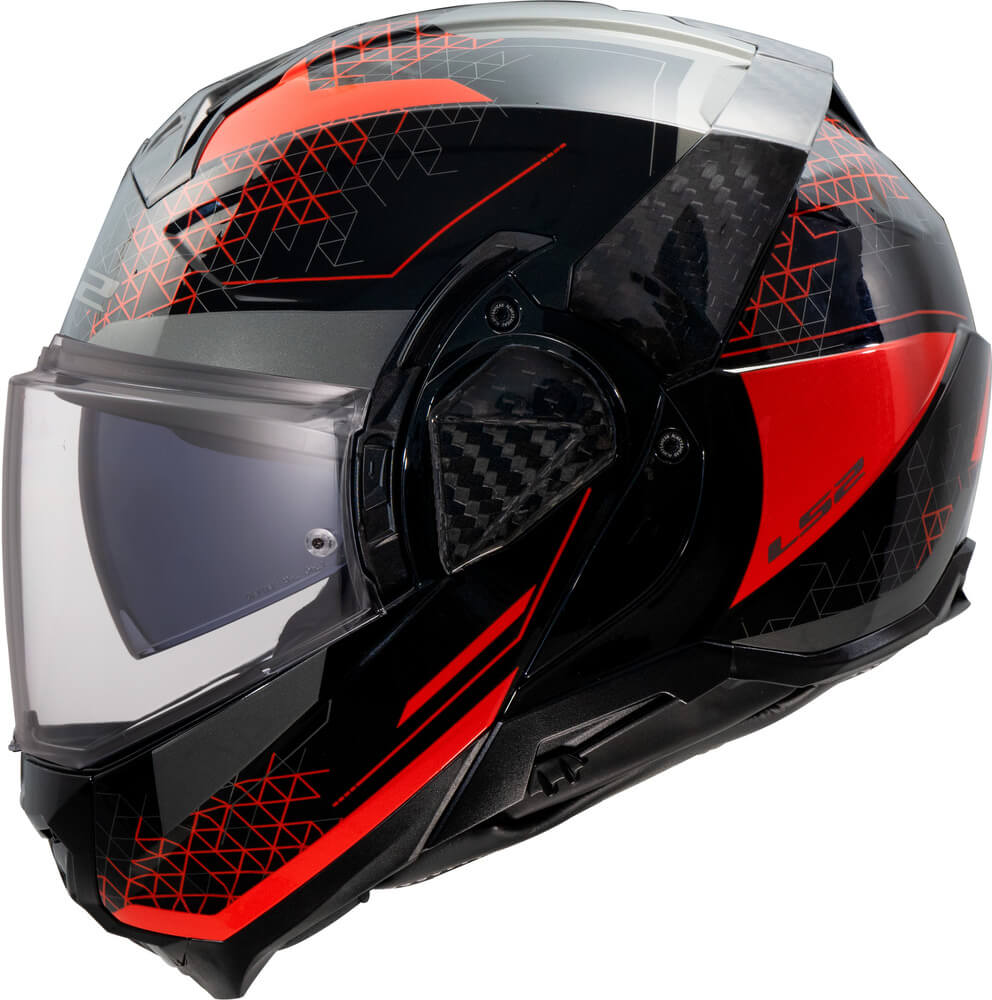 ls2 helmet red