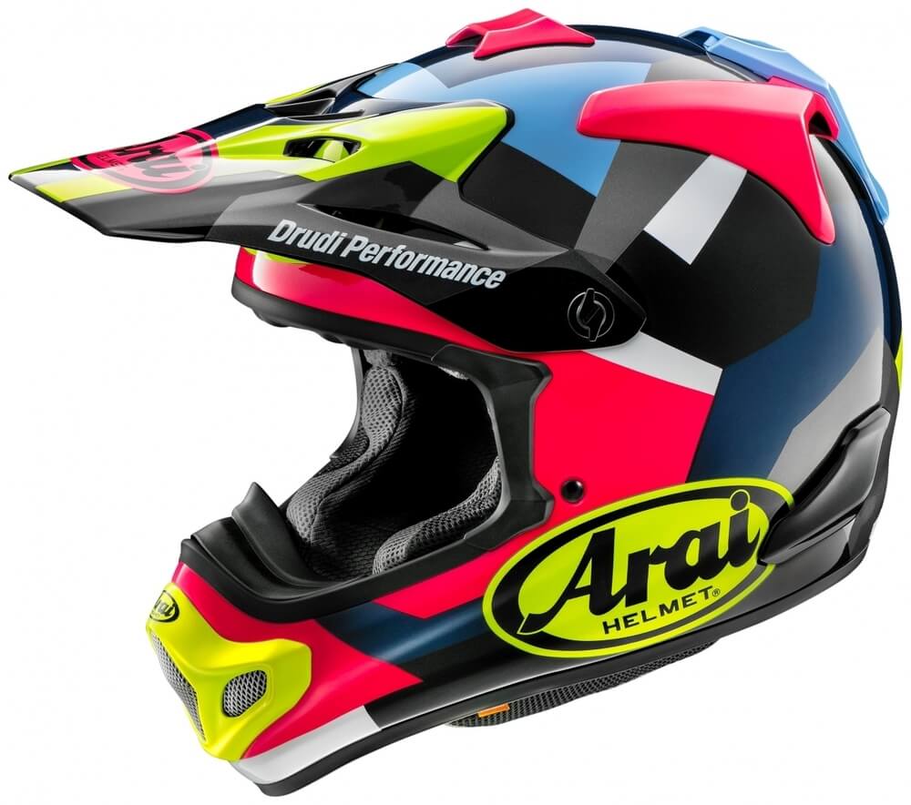 Arai MX-V EVO Block Pink - Worldwide Shipping!