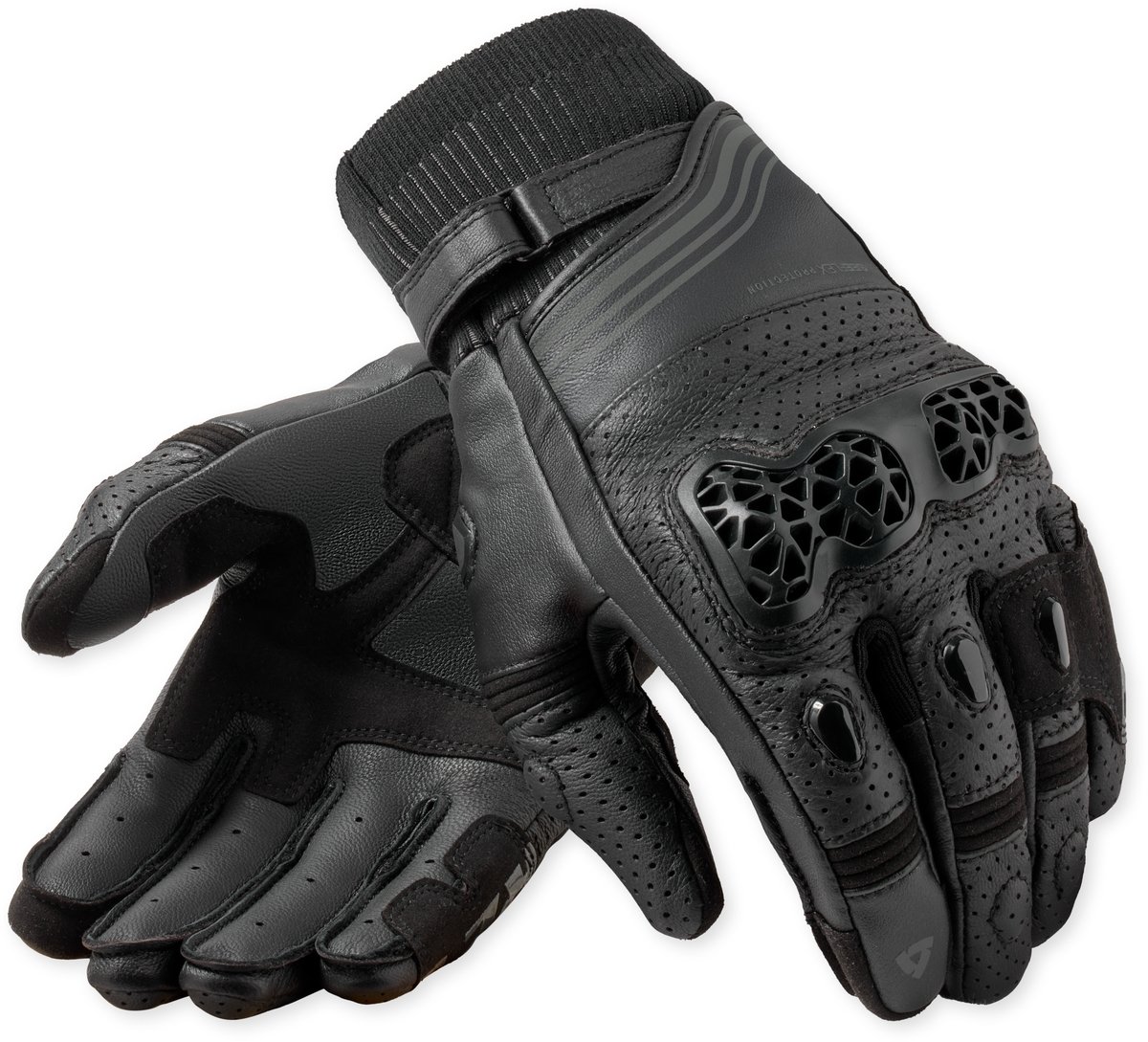 REV'IT Positron Gloves Black - Worldwide Shipping!