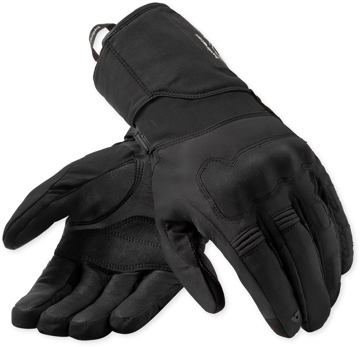 REV'IT Convergent H2O Gloves Black - Worldwide Shipping!