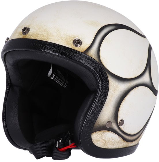 Roeg 13 1/2 Crash Hat White - Worldwide Shipping!