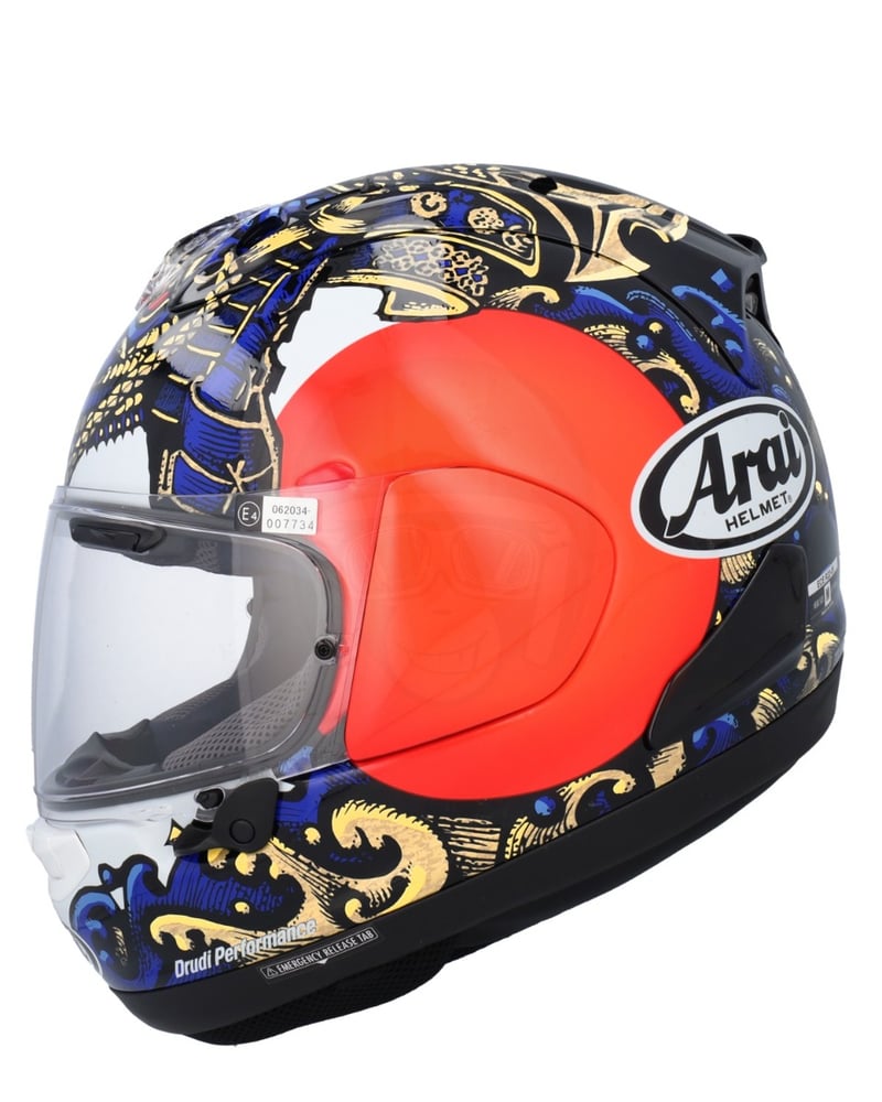 Arai RX-7V Evo Samurai - Worldwide Shipping!
