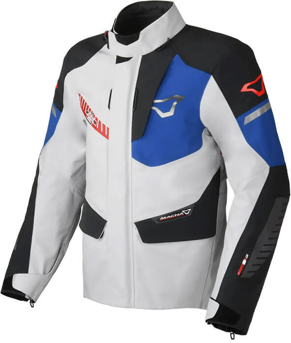 Macna Synchrone Jacket Grey/Blue - Worldwide Shipping!