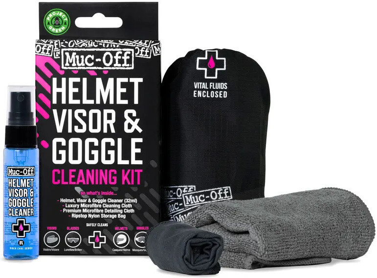 Muc-Off Visor Lens Goggle kit V2 - Worldwide Shipping!