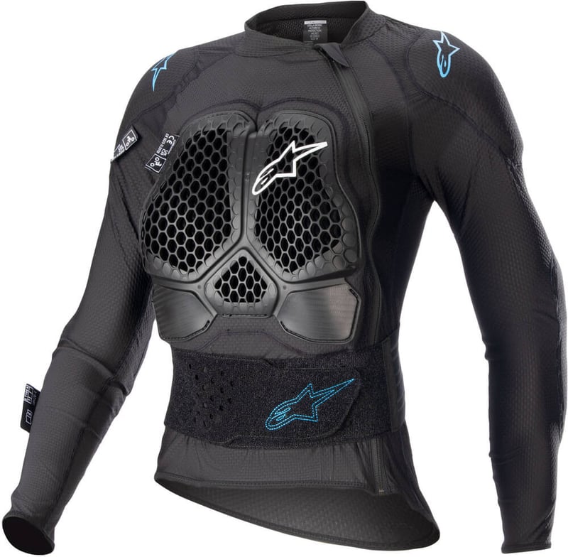 Alpinestars Stella Bionic Action V2 Protection Jacket Black/Cyan 1079 ...