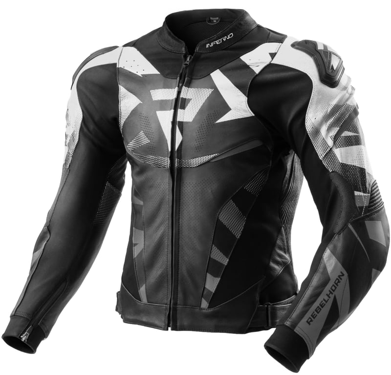 Rebelhorn Inferno Jacket Black/White - Worldwide Shipping!
