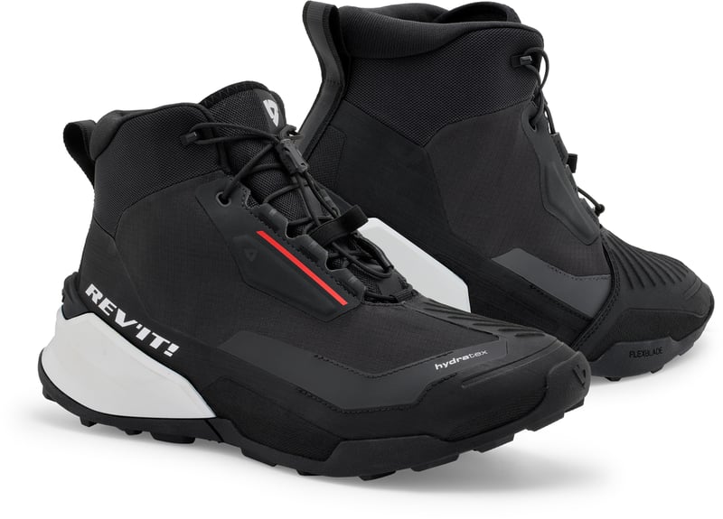 REV'IT Subduction H2O Shoes Black/White - Worldwide Shipping!