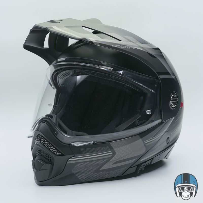 Scorpion ADX-2 Carrera Matt Black/Silver - Worldwide Shipping!