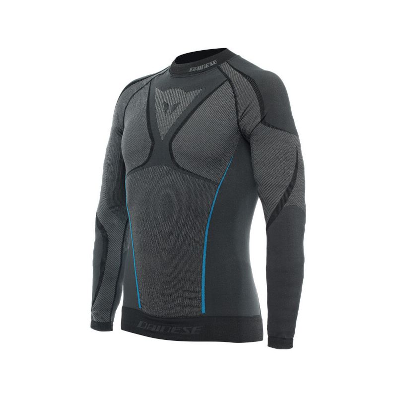 Dainese Dry Longsleeve Black/Blue 607 - Worldwide Shipping!