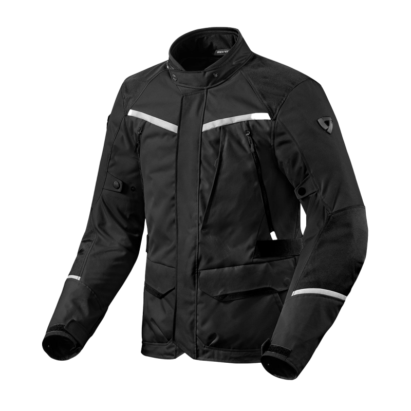 REV'IT Voltiac 3 H2O Jacket Black/Silver - Worldwide Shipping!