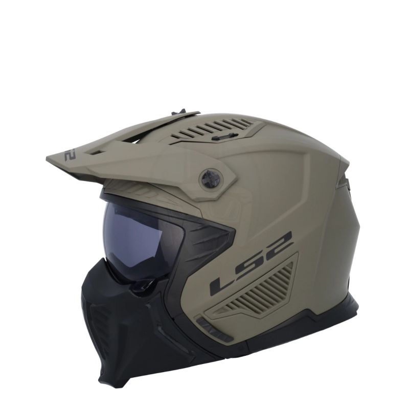 LS2 OF606 Drifter Solid Matt Sand 06 - Worldwide Shipping!