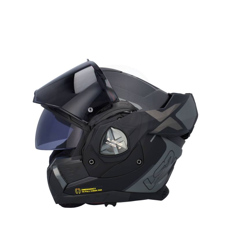 LS2 FF901 Advant X Metryk Matt Titanium 06 - Worldwide Shipping!