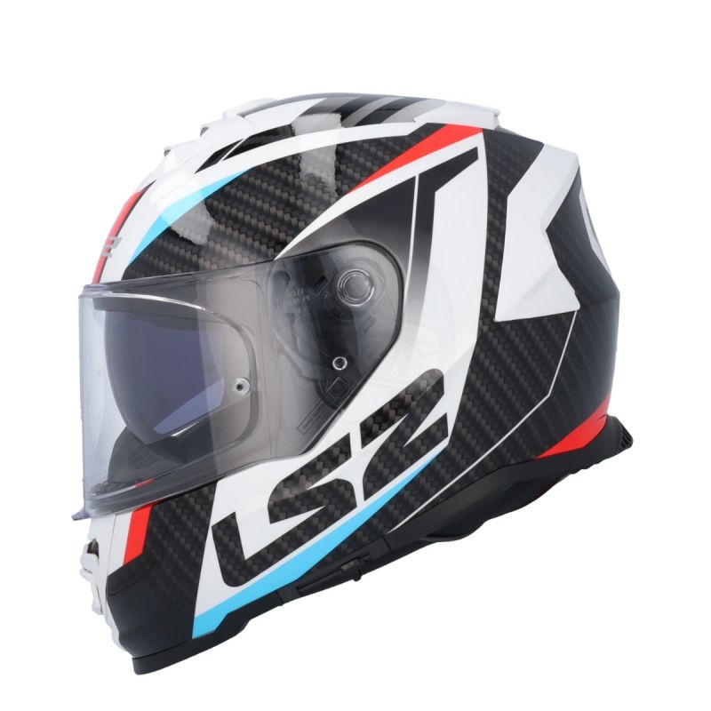 LS2 FF800 Storm II Racer Red Blue - Worldwide Shipping!