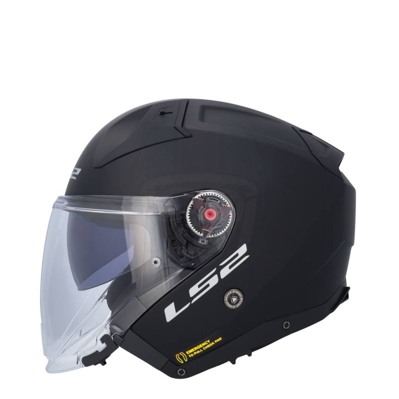 LS2 OF603 Infinity II Solid Matt Black - Worldwide Shipping!