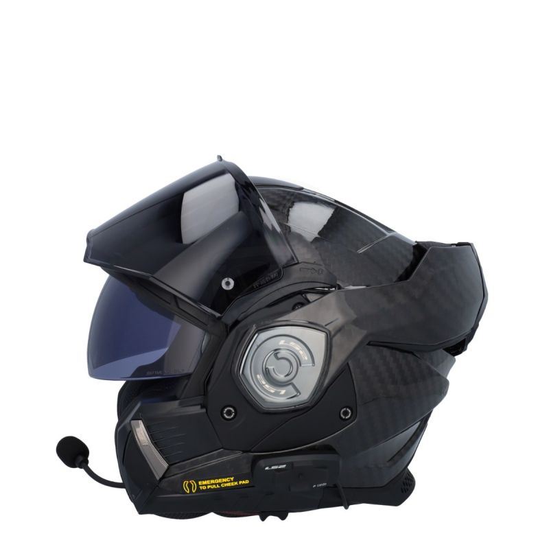 LS2 FF901 Advant X Solid Carbon Met Intercom ingebouwd - Worldwide ...