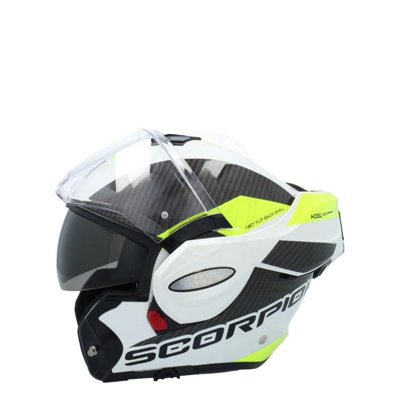 Scorpion EXO-Tech EVO Team White/Neon Yellow - Worldwide Shipping!