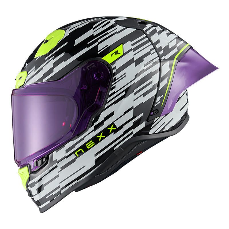 NEXX X.R3R Glitch Racer White Neon - Worldwide Shipping!