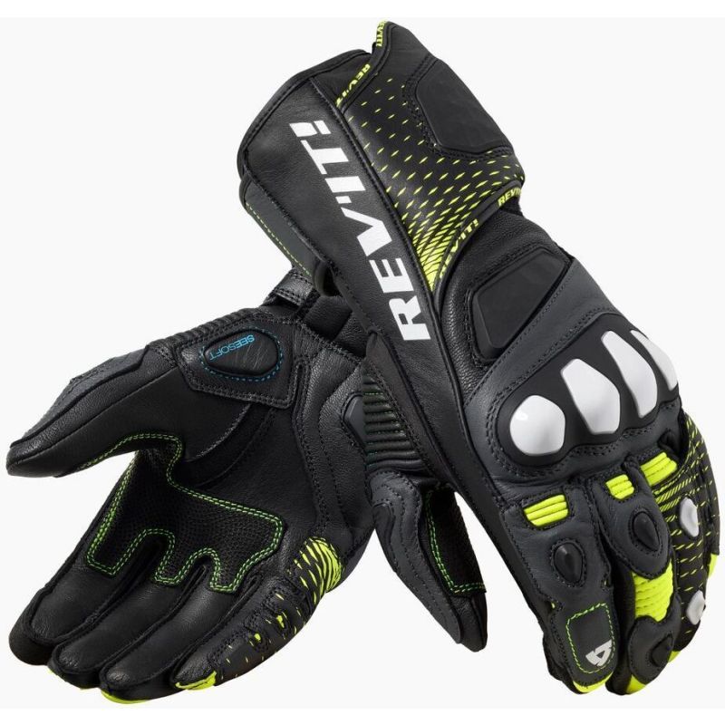 REV'IT Control Gloves Black/Neon Yellow - Worldwide Shipping!