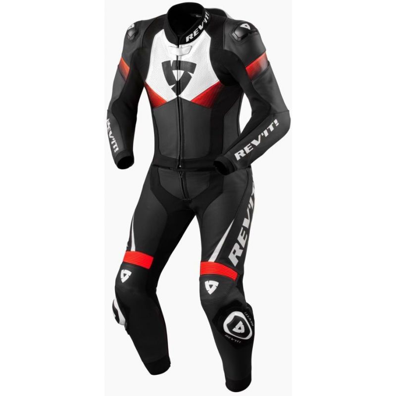 REV'IT Argon 2 Combi Black/Neon Red - Worldwide Shipping!