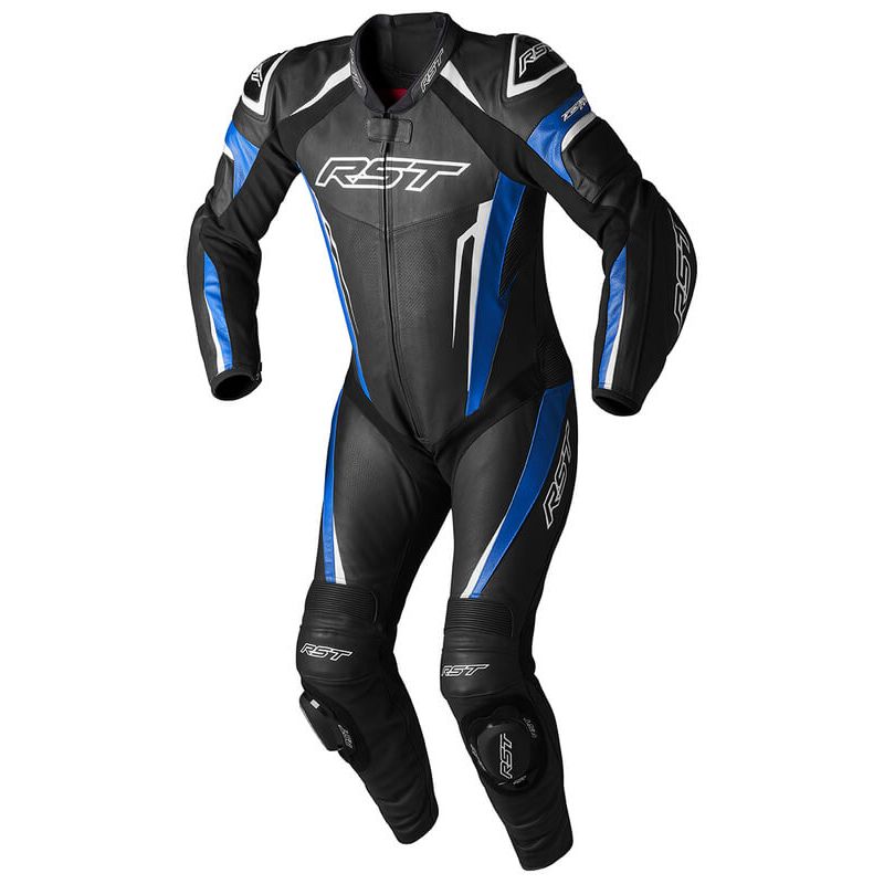 RST RST Suit TracTech Evo 5 Leather Suit Blue/Black/White - Worldwide ...