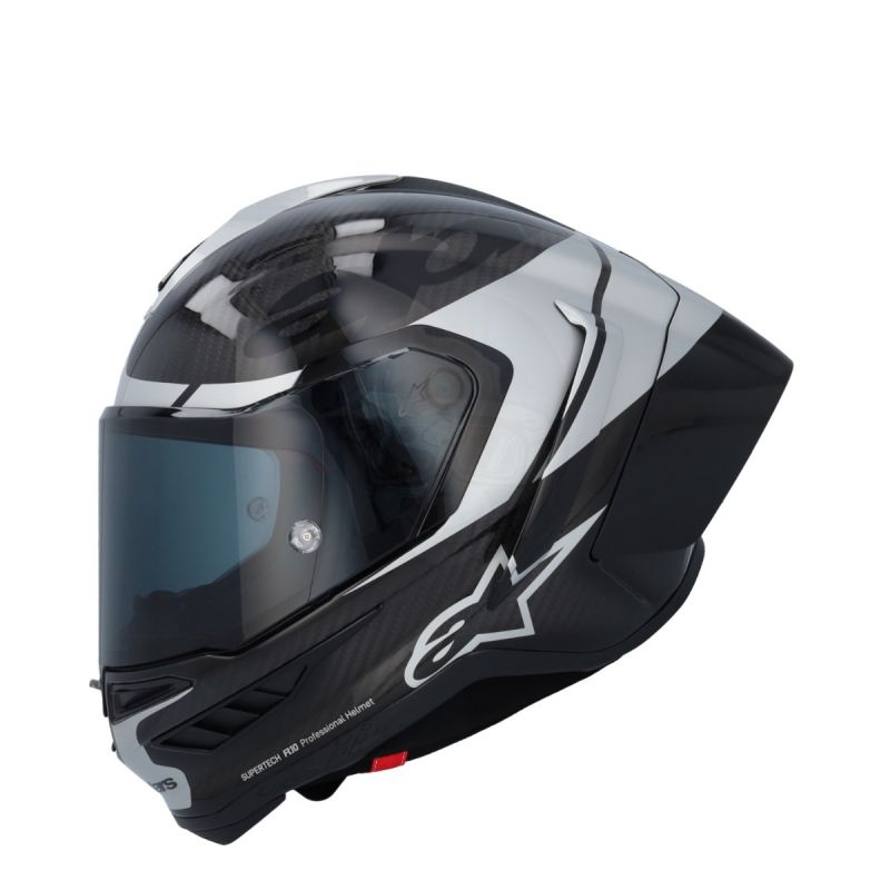 Alpinestars Supertech R10 Element Black Carb Silver Black Glossy ...