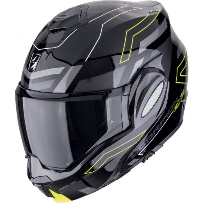 Scorpion EXO-Tech EVO Conquer Black/Neon Yellow - Worldwide Shipping!